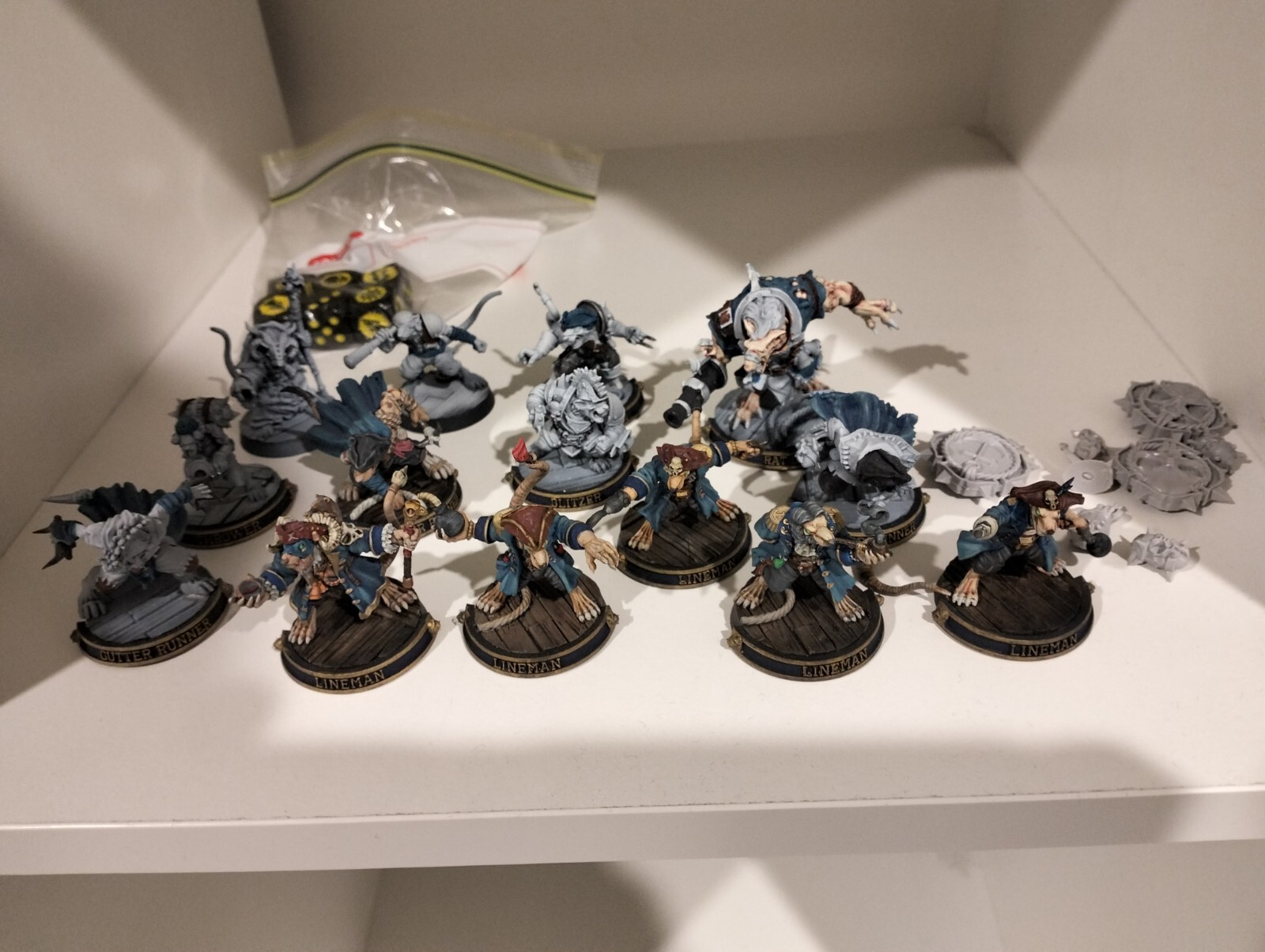 Pi-Rats | Ratmen Squad | Fantasy Footy | Punga Miniatures, Partial ...