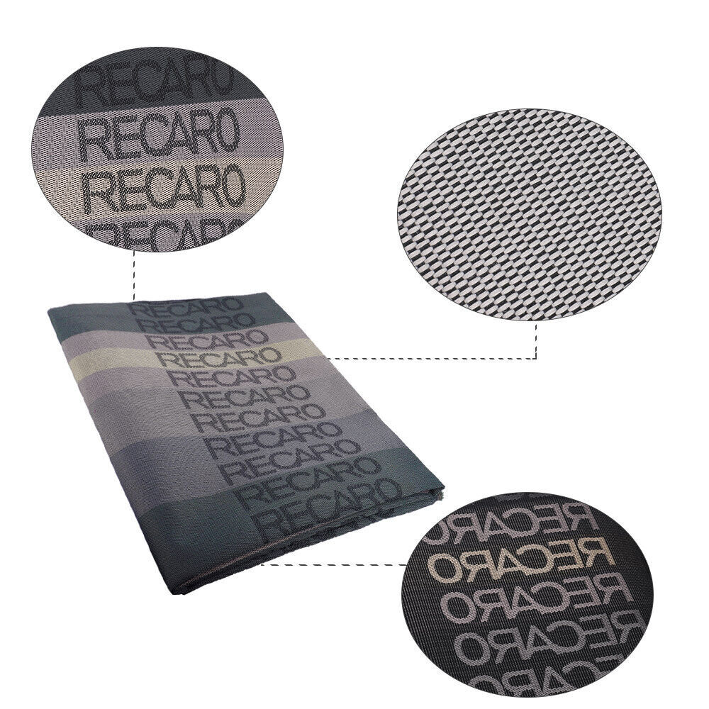 Gradation JDM Recaro Fabric Cloth For Car Seat Panel Armrest Decoration ...