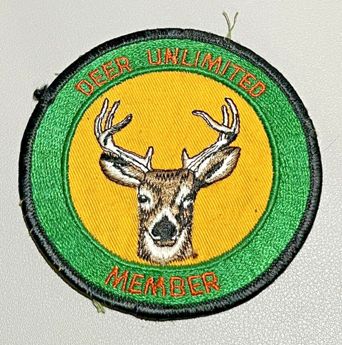 Vintage Deer Unlimited Member Patch Green and Yellow | eBay