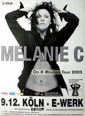 MELANIE C - SPICE GIRLS - 2003 - In Concert - On a Mission Tour ...