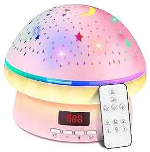 Toys for 3-8 Year Old Girls Boys, Timer Rotation Star Night Light A ...