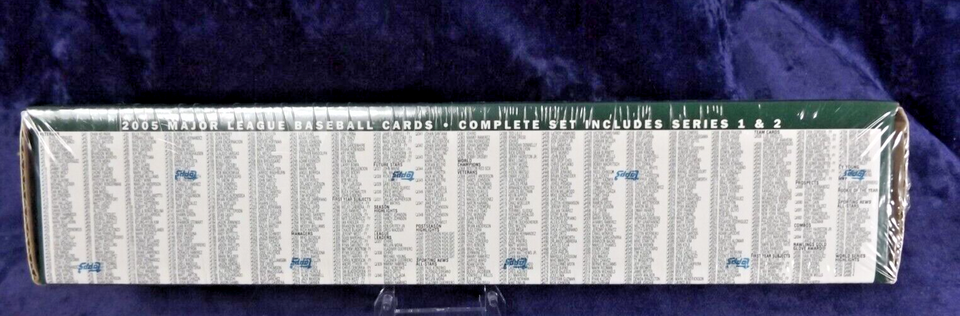 2005 Topps Baseball Series 1 & 2 Complete Set Plus Draft Picks ...