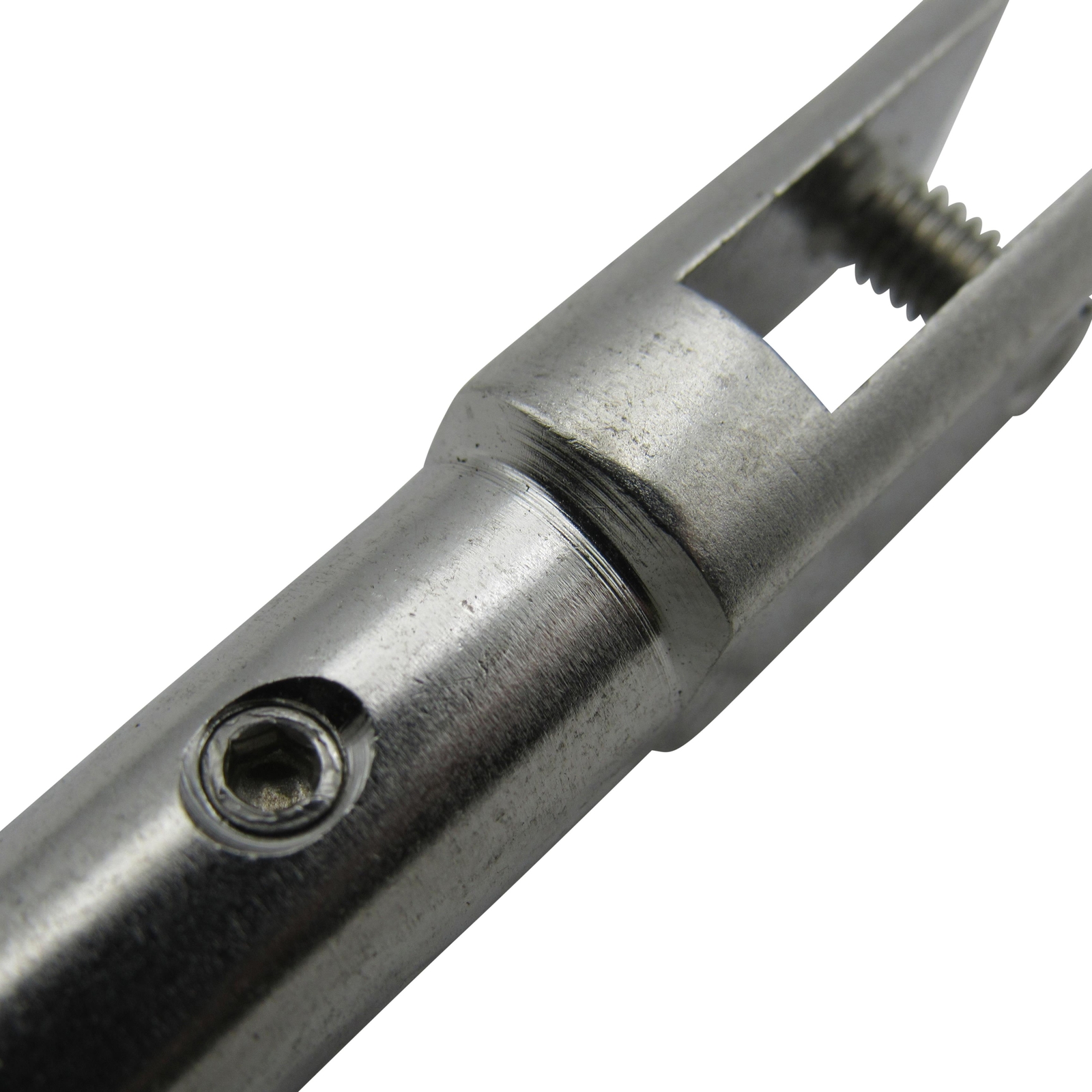Stainless Steel Fork Terminal with Grub Screws 2MM - 4MM (Swageless Jaw ...