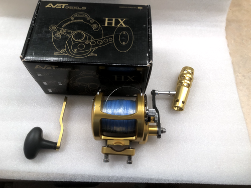 Avet HXW saltwater fishing reel with custom Power handle | eBay