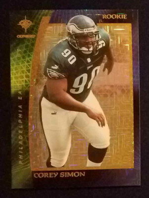 2000 Collector's Edge Odyssey #147 Corey Simon HoloGold Rookie /500 NM ...
