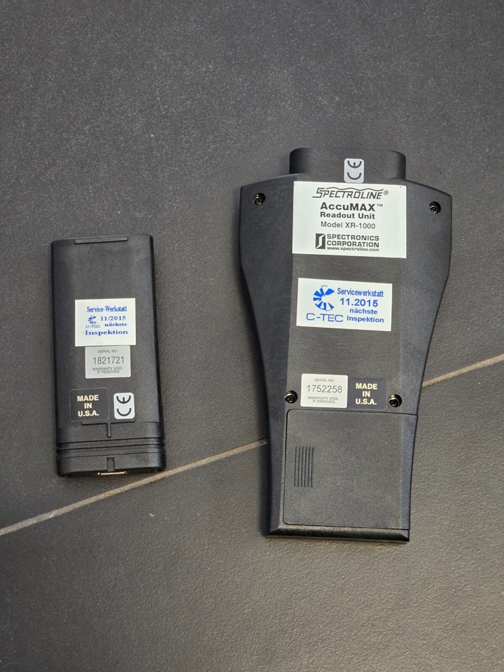 SPECTROLINE XRP-3000 ACCUMAX NDT DIGITAL RADIOMETER/PHOTOMETER KIT ...