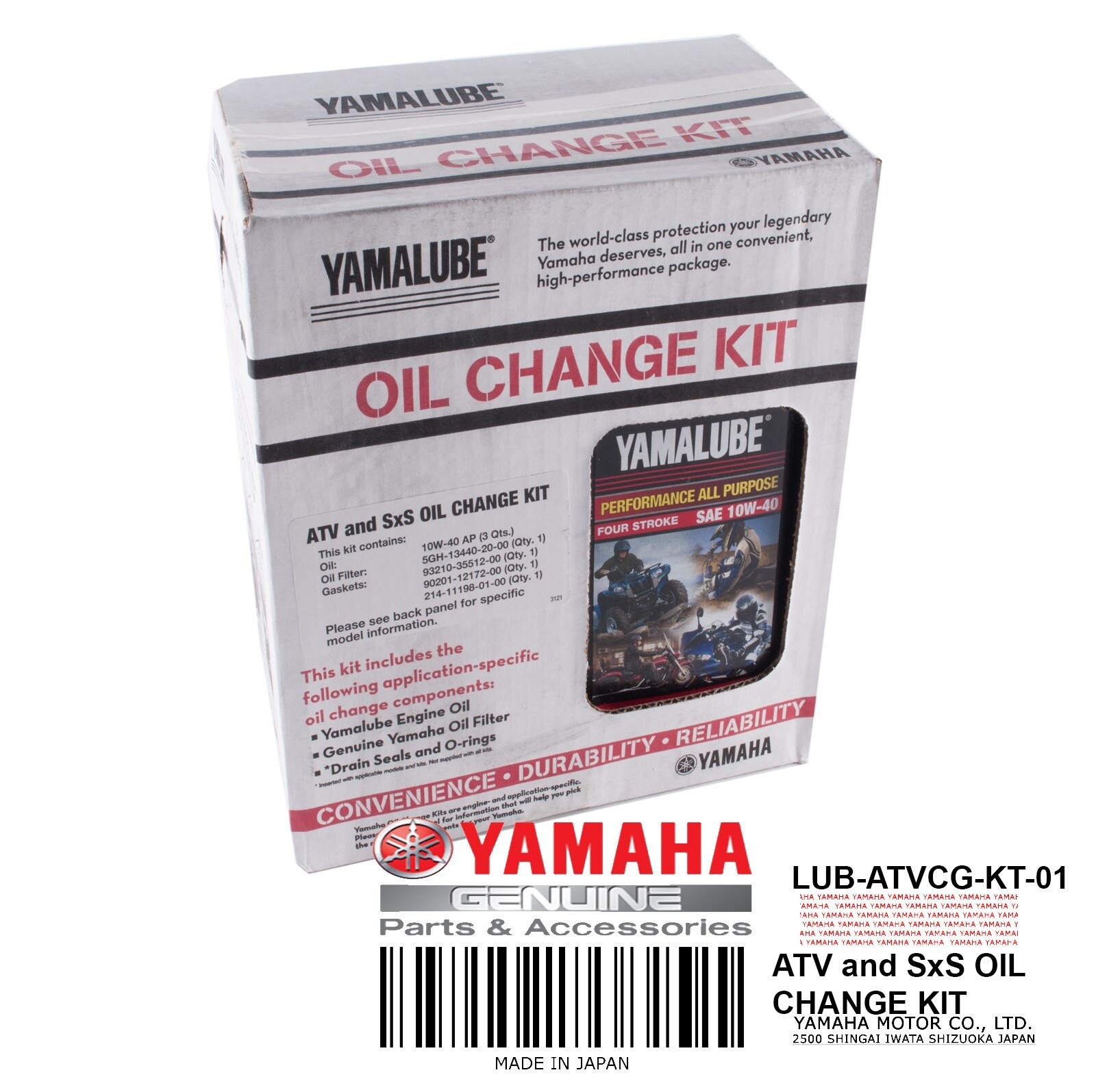 Yamaha OEM ATV&SXS Oil Chng Kit LUB-ATVCG-KT-01 | eBay