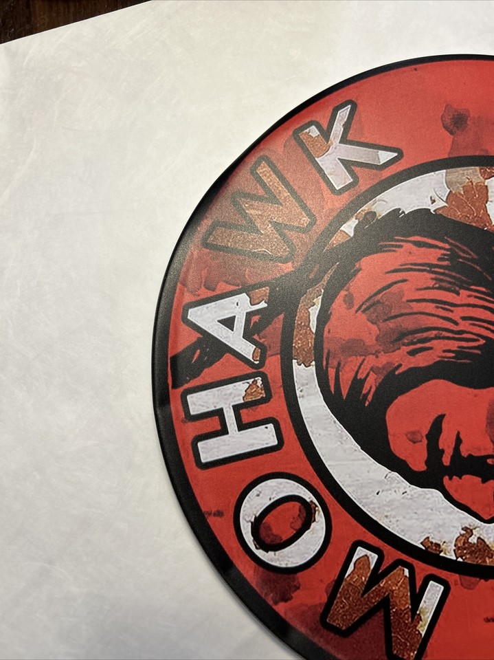 Reproduction Mohawk Vintage round Metal Tin Signs Gas Oil Car Garage ...