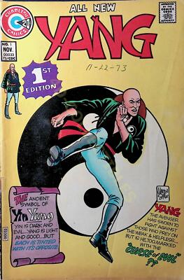 Vintage comic book All New Yang Issue 1 Charlton Comics Jan 1973 | eBay