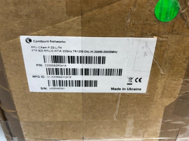 Ceragon RFU-CXEM-F-23-L-TH w/ Extended Modulation 23GHz Low Band Tx ...