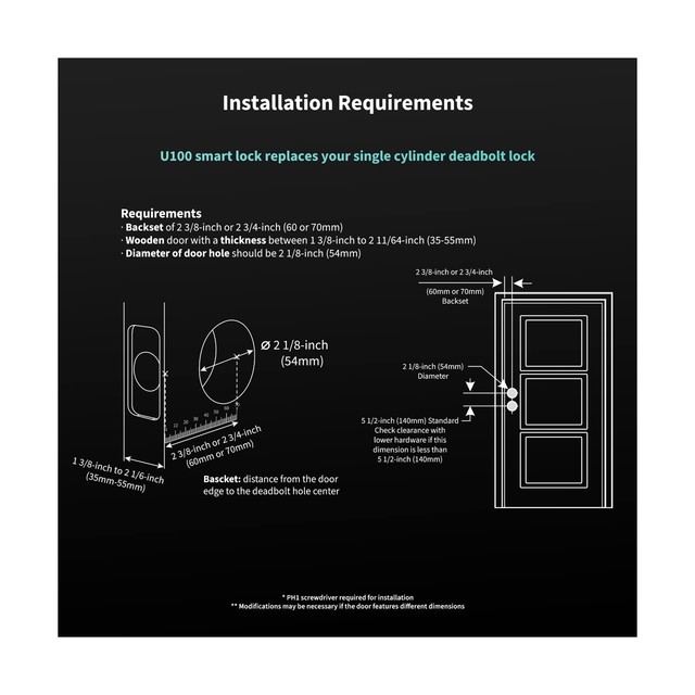 Aqara Smart Lock U100 Fingerprint Touchscreen Keypad Bluetooth ...