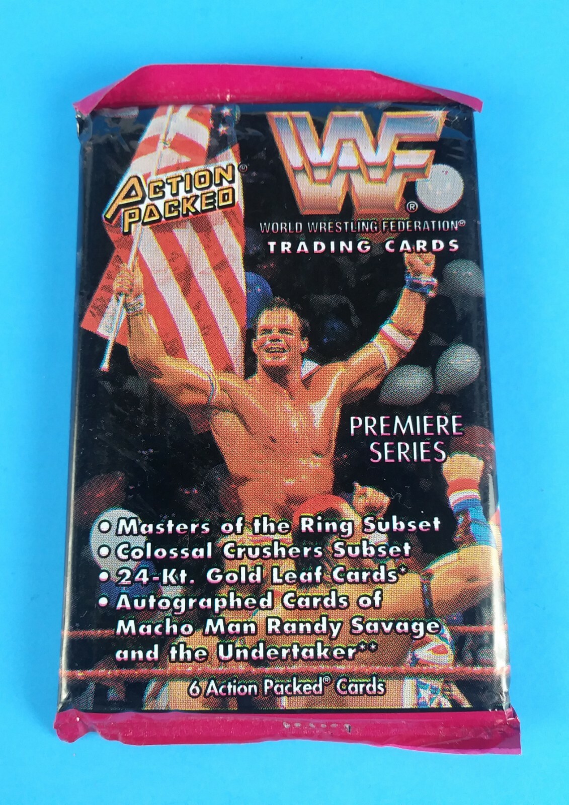 WWF Action Packed 1994 Wrestling Trading Cards Unopened Pack WWE NEW ...