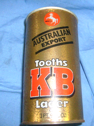 Vintage Tooths KB Lager 1 Pint 9 oz Beer Can Steel for man cave ! / a6 ...