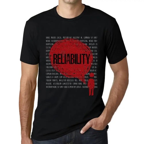 Men's Graphic T-Shirt Thoughts Reliability Eco-Friendly Limited Edition ...