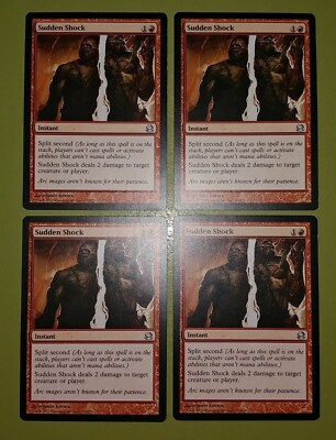 Sudden Shock x4 Modern Masters 4x Playset Magic the Gathering MTG | eBay