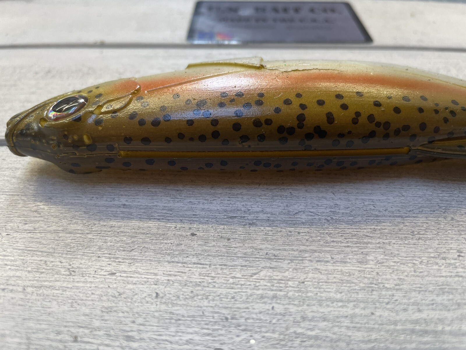 Weedless Swimbait 8” Color Rainbow Trout Lot Of 1 Bait Mag Draft Style ...