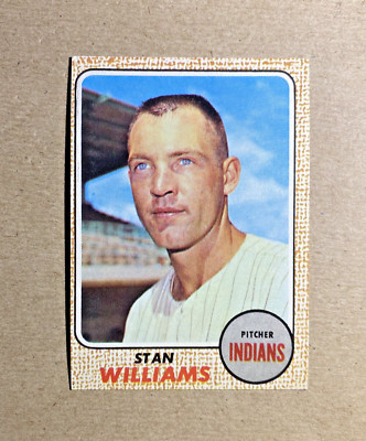 1968 Topps #54 Stan Williams Indians Vintage Baseball Card! EXMT+ | eBay