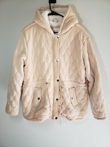 205 Collins Jacket Beige XL Faux Fur Lined | eBay
