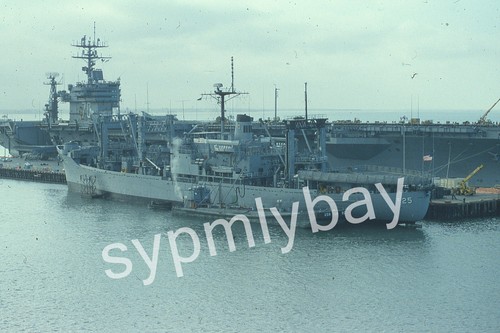 Photo Slide USS Haleakala (AE 25) Ship, Alameda, Ca 1986 | eBay