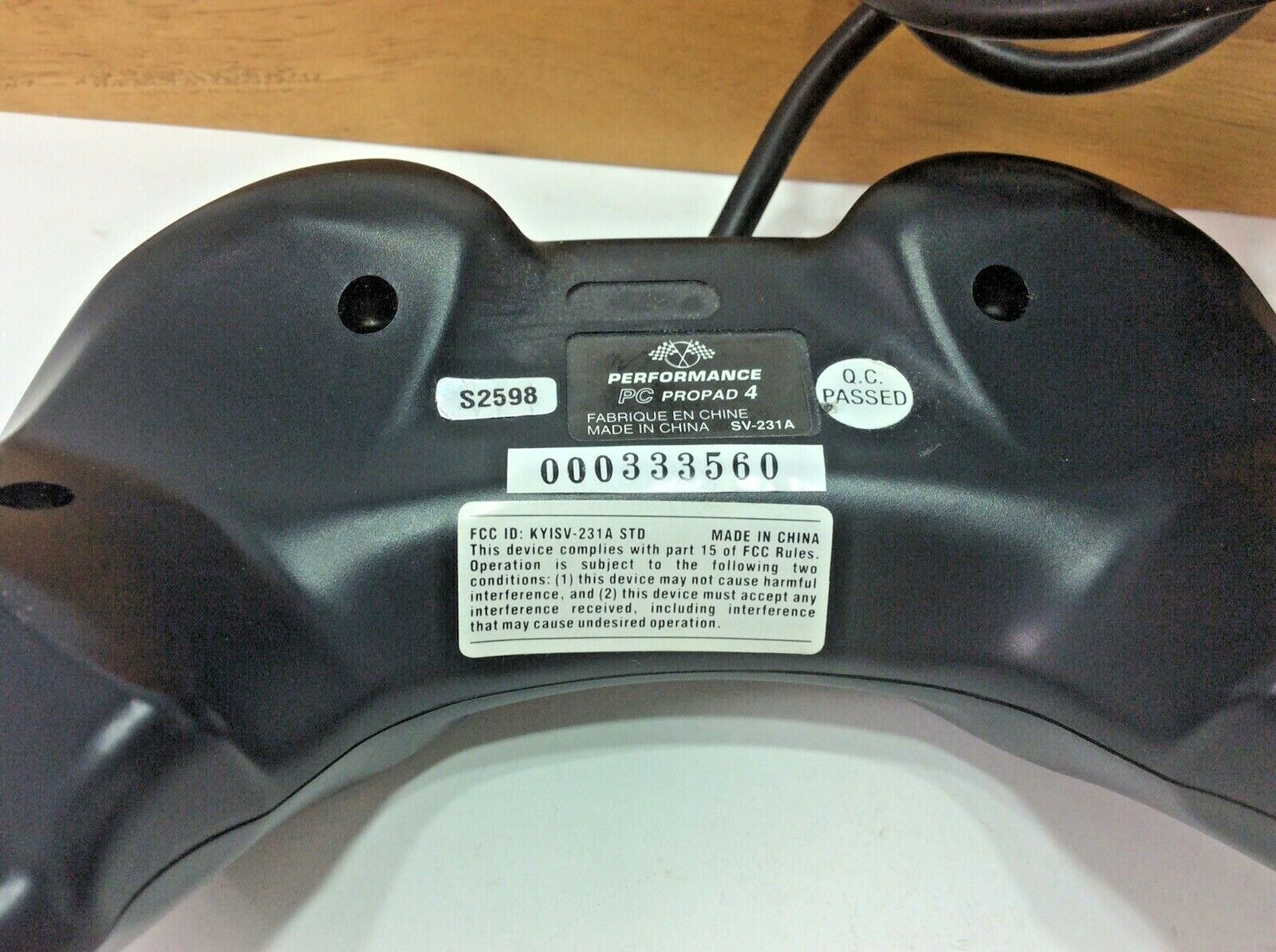 InterAct PC Propad 4 SV-231A Performance Gameport Gamepad Controller | eBay