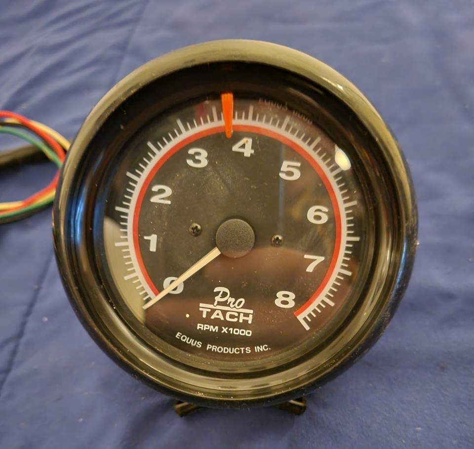 EQUUS PERFORMANCE Pro Tachometer RPM x 1000 Up To 8000 RPM Item 6086 | eBay