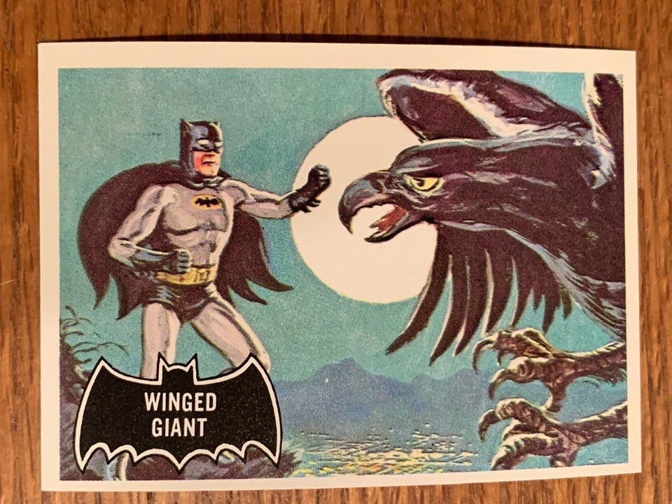 1966 BATMAN BLACK BAT #52 WINGED GIANT SET BREAK COMBINED SHIP NO ...