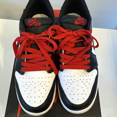 [CZ0858-106] Grade School Air Jordan RETRO 1 LOW OG 'BLACK TOE (2023 ...