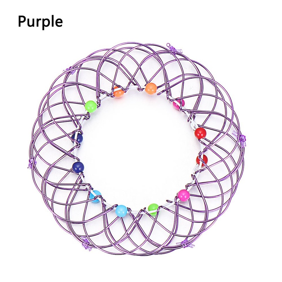 Finger Toys Handmade Wire Toy Magic Hoop Toy Magic Mandala Flower ...