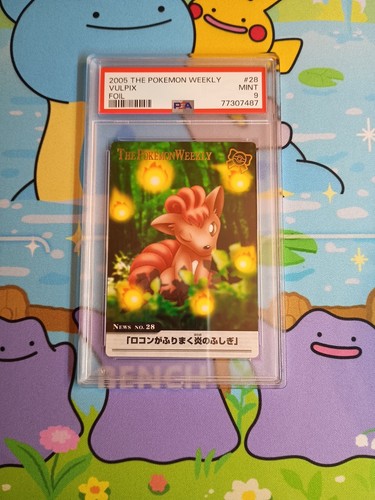 2005 Japanese Pokemon Weekly Vulpix Rare - PSA 9 | eBay