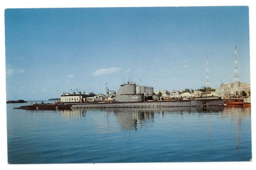 USS CORPORAL SS-346 submarine ~ US Navy base ~ Key West Florida 1950s ...