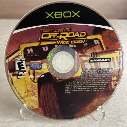 Test Drive Off-Road: Wide Open (Microsoft Xbox, 2001) Disc Only | eBay