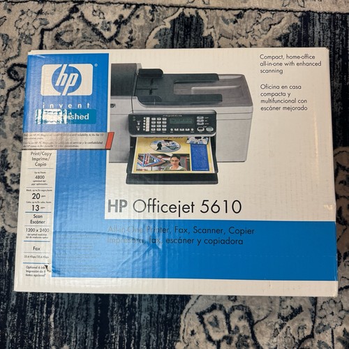 HP Officejet 5610 All In One Printer Fax Scanner Copier Q7311A - Used ...