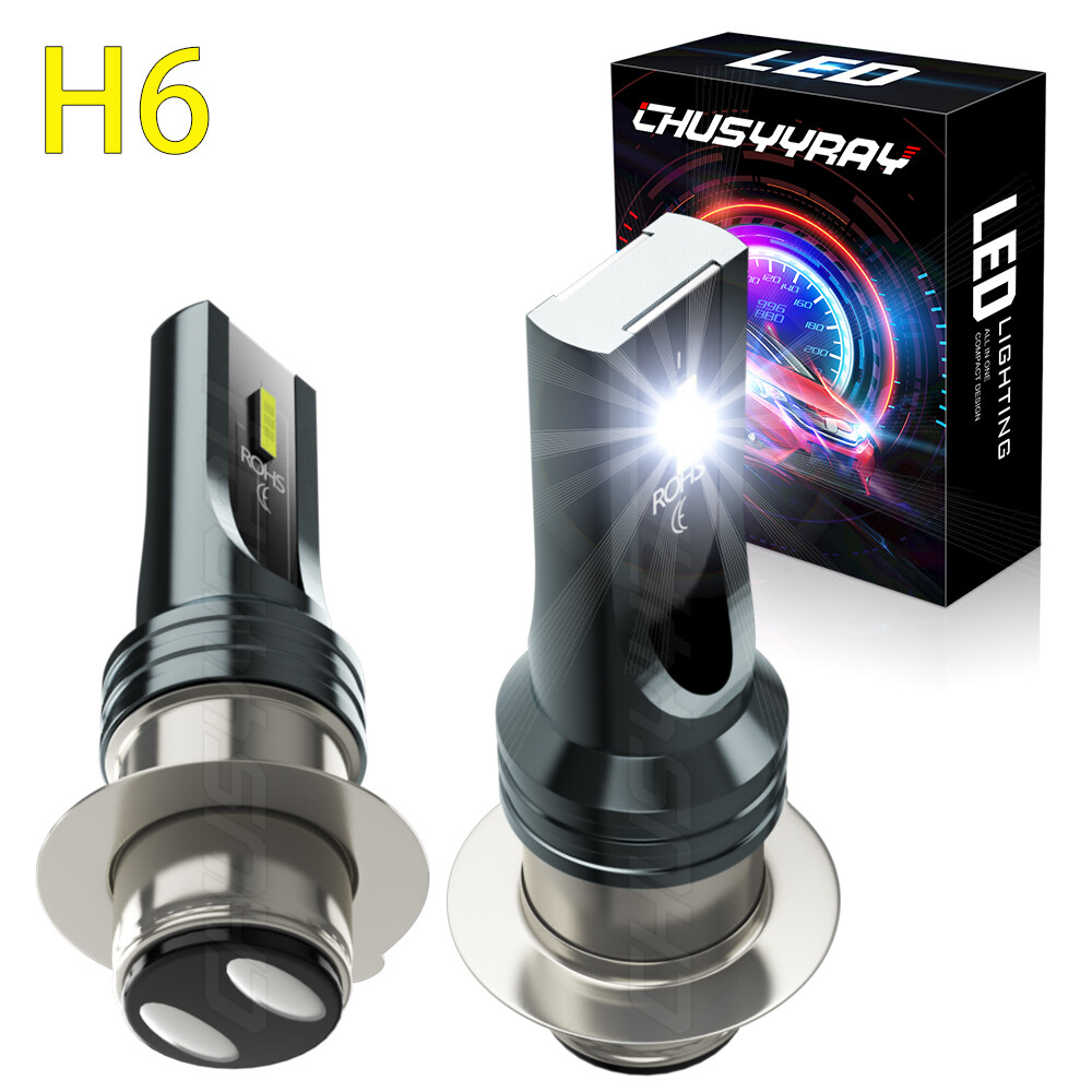 High Power HID LED Headlight H6 Bulbs for Honda CRF250X CRF450X 2004 ...