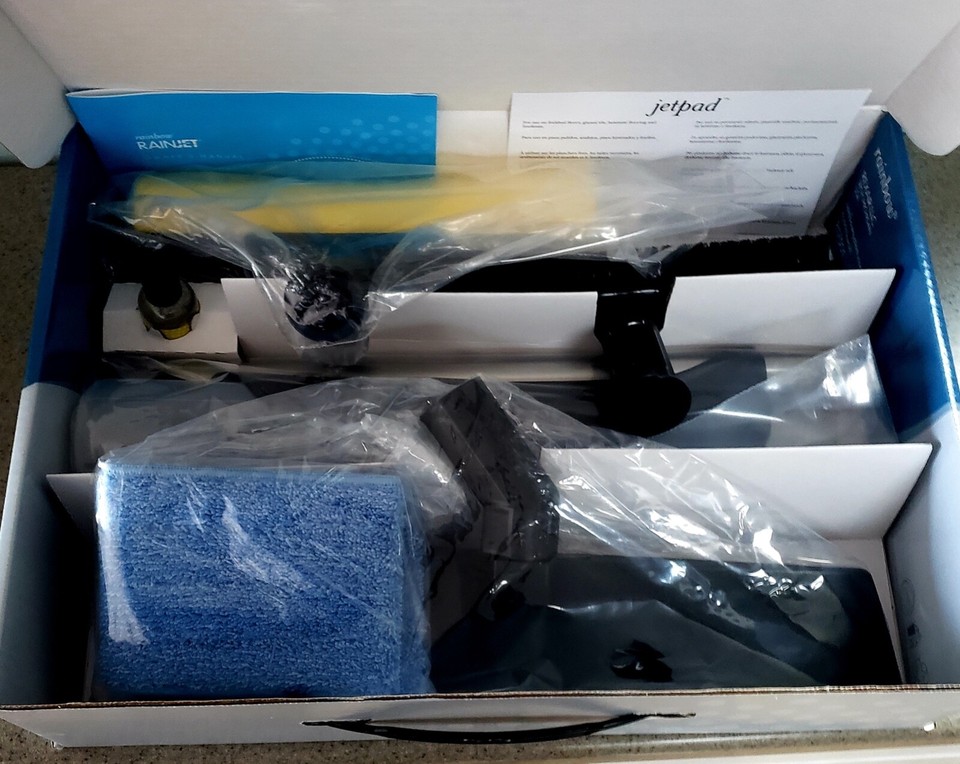 Rainbow Rain Jet Rainjet Complete Attachment Mop & Squeegee Floor ...