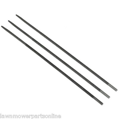 Round Chainsaw Saw Chain Files ( 3 pack) 4.0mm 5/32" & FREE Handle by ...