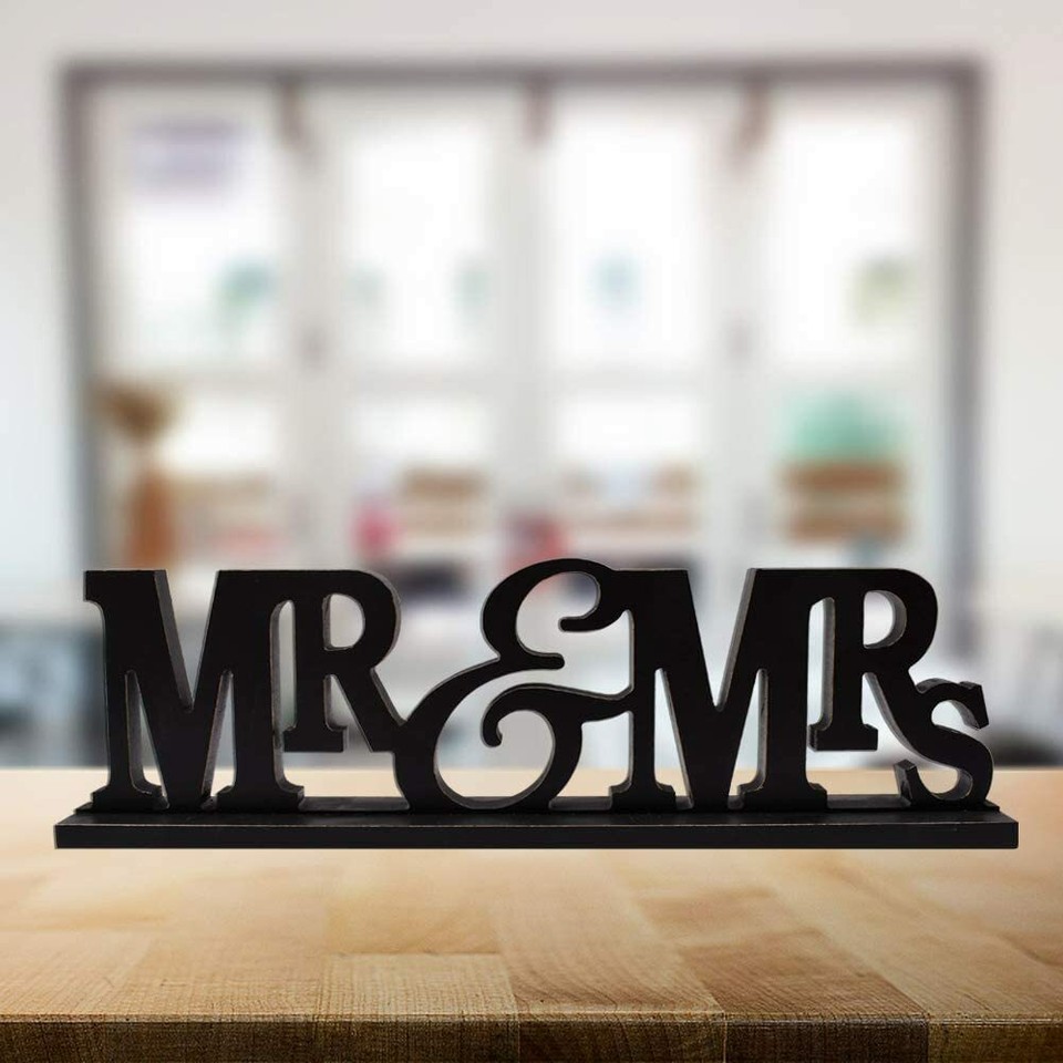 Rustic Wood Sign for Home Decor, Decorative Wooden Cutout Word Tabletop ...