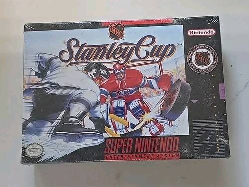 *NEW Factory Sealed* SNES Super Nintendo NHL Stanley Cup Hockey RARE ...