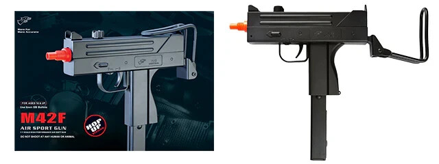 Fake Gun Halloween Double Eagle Uzi (Spring Powered) – Airsoft Tulsa ...