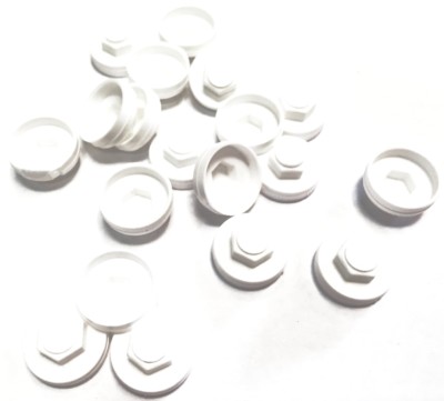 Hex Tek Screw 16mm Cover Cap, Roofing + Cladding x 1000 | eBay Australia