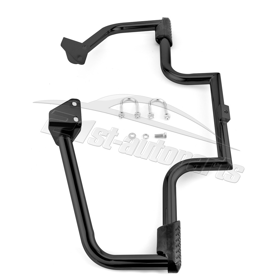 Black Highway Engine Guards Crash Bar for Harley Dyna Super Glide FXD ...