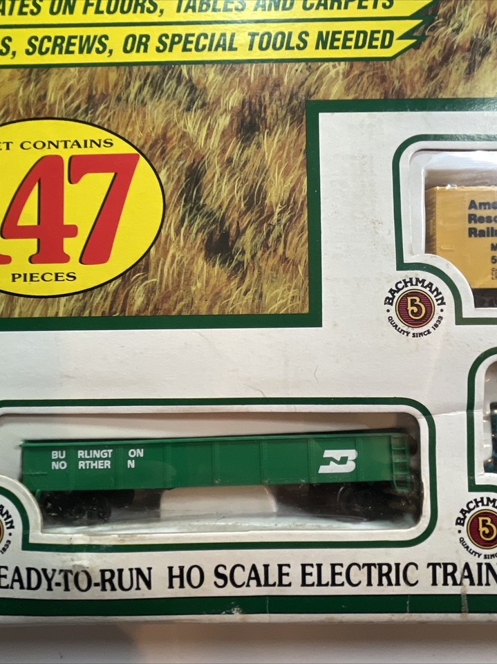 Bachmann Silver Lightning Train Set 147 Pieces E-Z Track System 7 Cars BRAND NEW | eBay