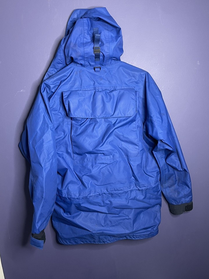 Patagonia SST Wading Jacket Mens Small Blue Fly Fishing Rain ...
