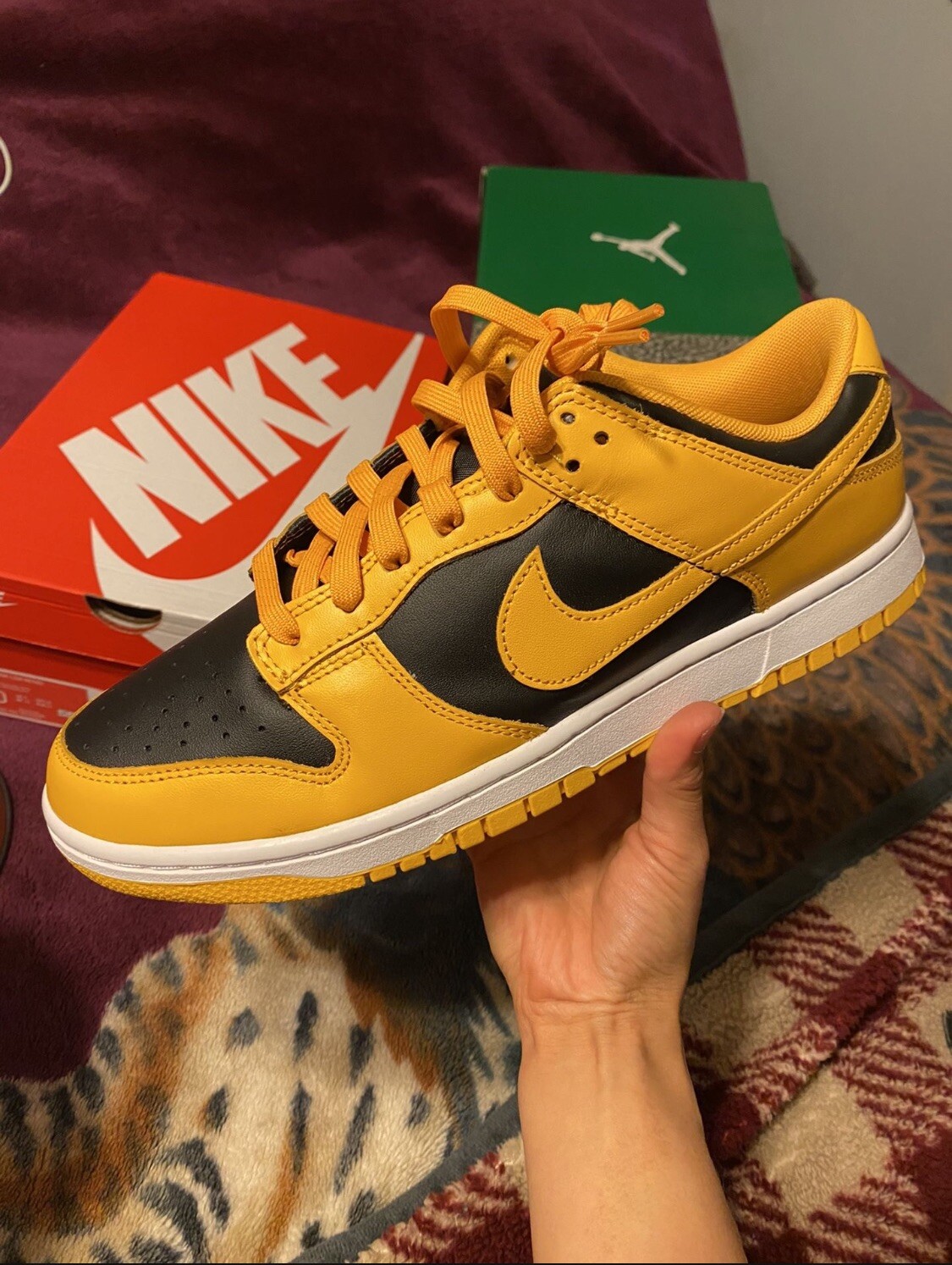 Authentic NIKE DUNK LOW Retro GOLDENROD Sz 10 M DD1391-004 “WU-TANG” | eBay