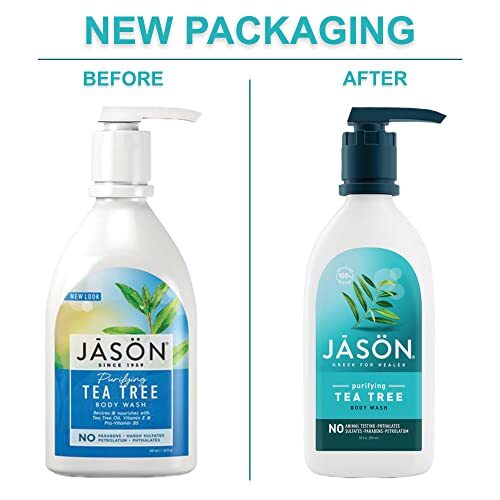 Jason Greek For Healer Natural Body Wash & Shower Gel Purifying Tea ...