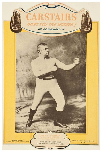 John L Sullivan - 1950s - Vintage Boxing Poster | eBay