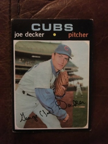 1971 Topps #98 Cubs Joe Decker Rookie Baseball Card | eBay