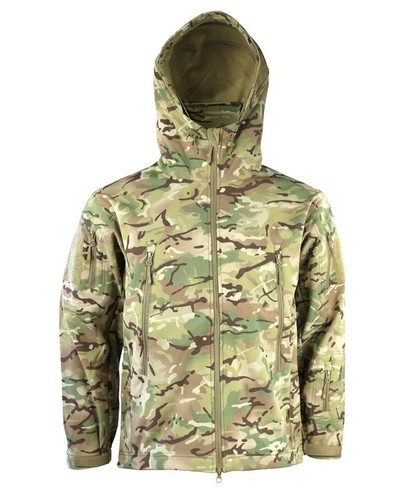 Mens Jacket Patriot Tactical Soft Shell Hooded BTP MTP Zip Fleece Lined ...
