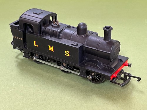 OO Hornby R52 refinished Jinty LMS black non runner sold for spares or ...