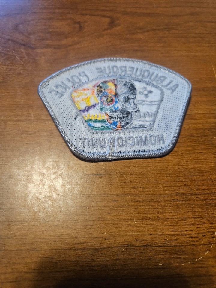 ALBUQUERQUE NEW MEXICO HOMICIDE UNIT POLICE PATCH SHOULDER SIZE (Black ...