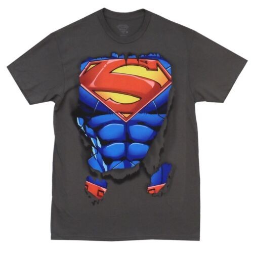 Superman Ripped Shirt Symbol Revealed DC Comics Adult T-Shirt | eBay